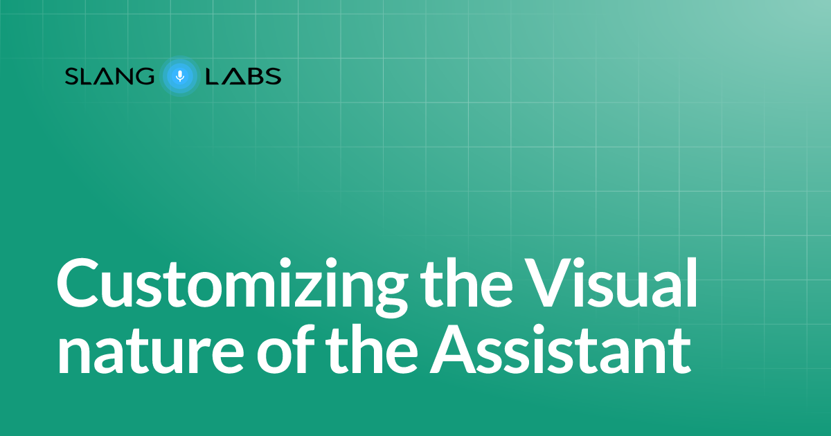 Customizing the Visual nature of the Assistant | CONVA Search Documentation
